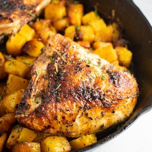 Roasted Chicken Breast with Butternut Squash - Kitchen Swagger