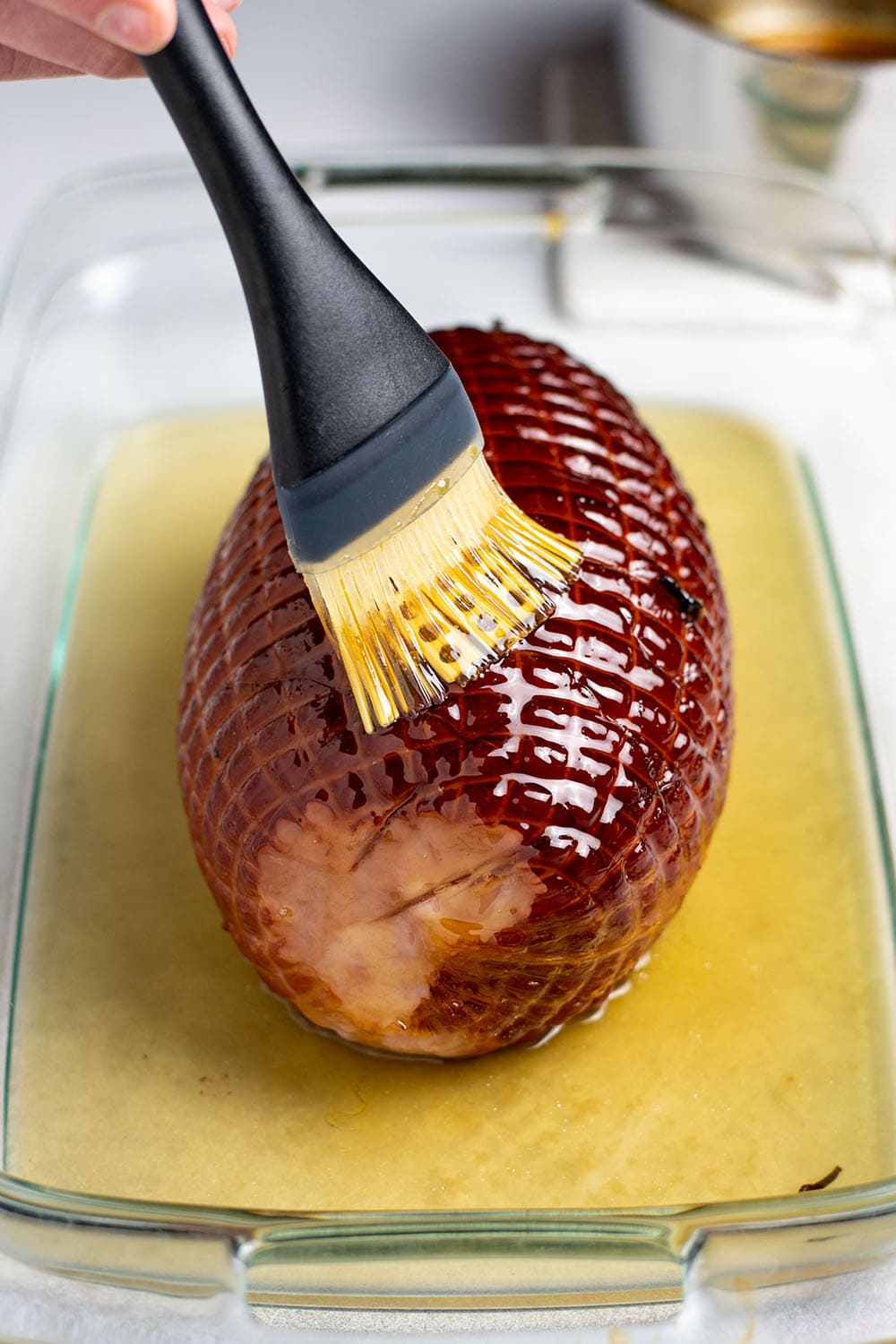 Baked Honey Bourbon Ham Recipe - Kitchen Swagger