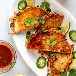 "Birria" Style Chicken Tacos - Kitchen Swagger