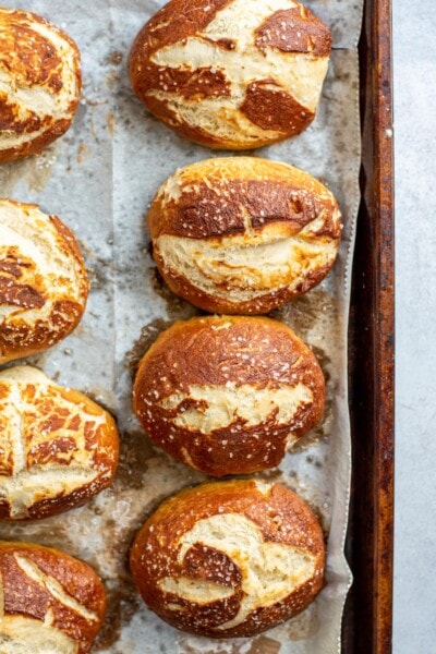 Grilled Bratwurst with Onions and Beer Pretzels Recipe - Kitchen Swagger