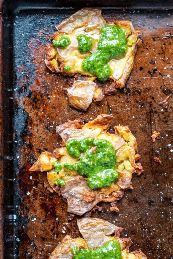 Smashed Potatoes Recipe - Kitchen Swagger